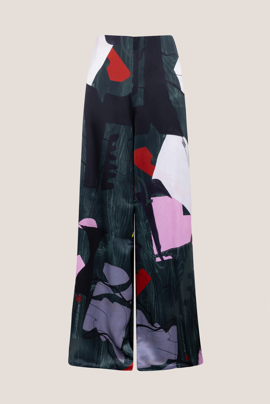 Women's Designer High-Waisted Trousers in Silk | Arneau | Roksanda ...