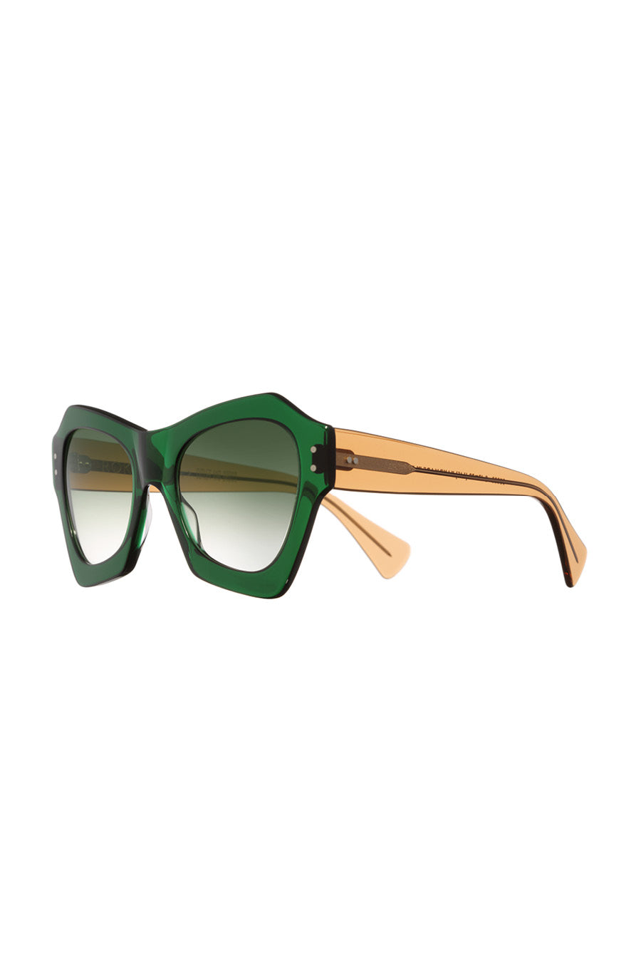 Green S17_M_SU002-3 SUNGLASSES EMERALD/ BROWN | Roksanda | ROKSANDA